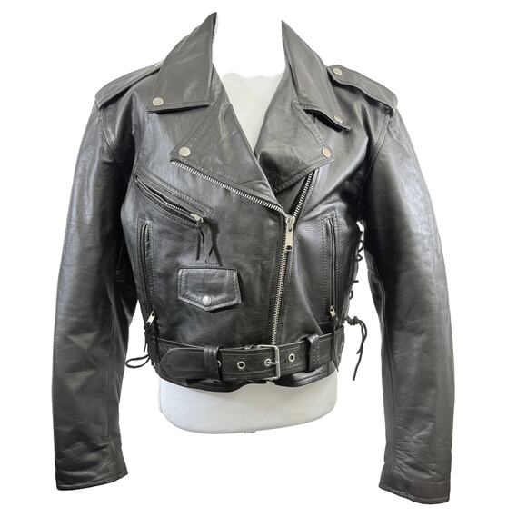 Barneys New York | Jackets & Coats | Barneys Womens Leather Biker Style ...